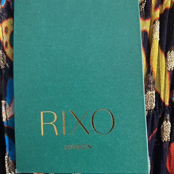 RIXO | Dresses | Rixo New Multicolored Dress Lined At The Torso Ties At ...